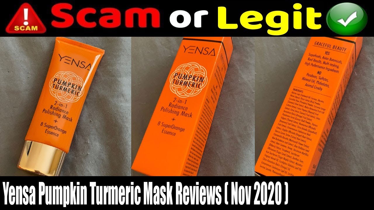Yensa Pumpkin Turmeric Mask Reviews {November 2020} Another Scam ...