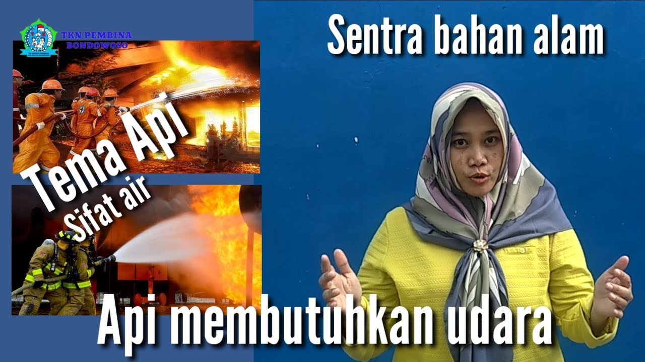 Sentra bahan alam | Tema api | sifat api membutuhkan udara - YouTube