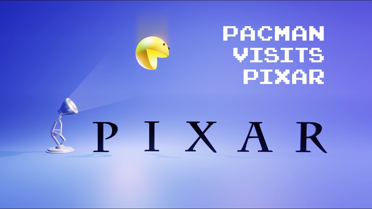 Pacman Visits Pixar - Pacman Animation, Pixar Parody - YouTube