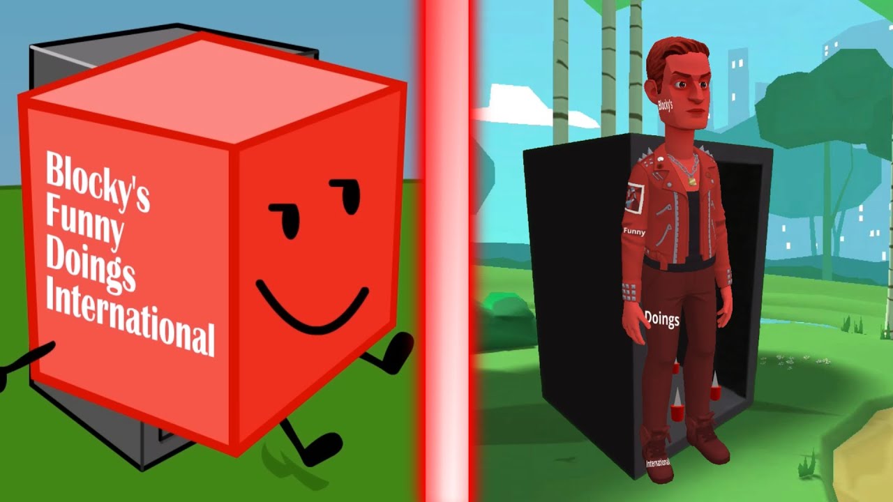 Blocky’s funny doings international but with Plotagon version - YouTube