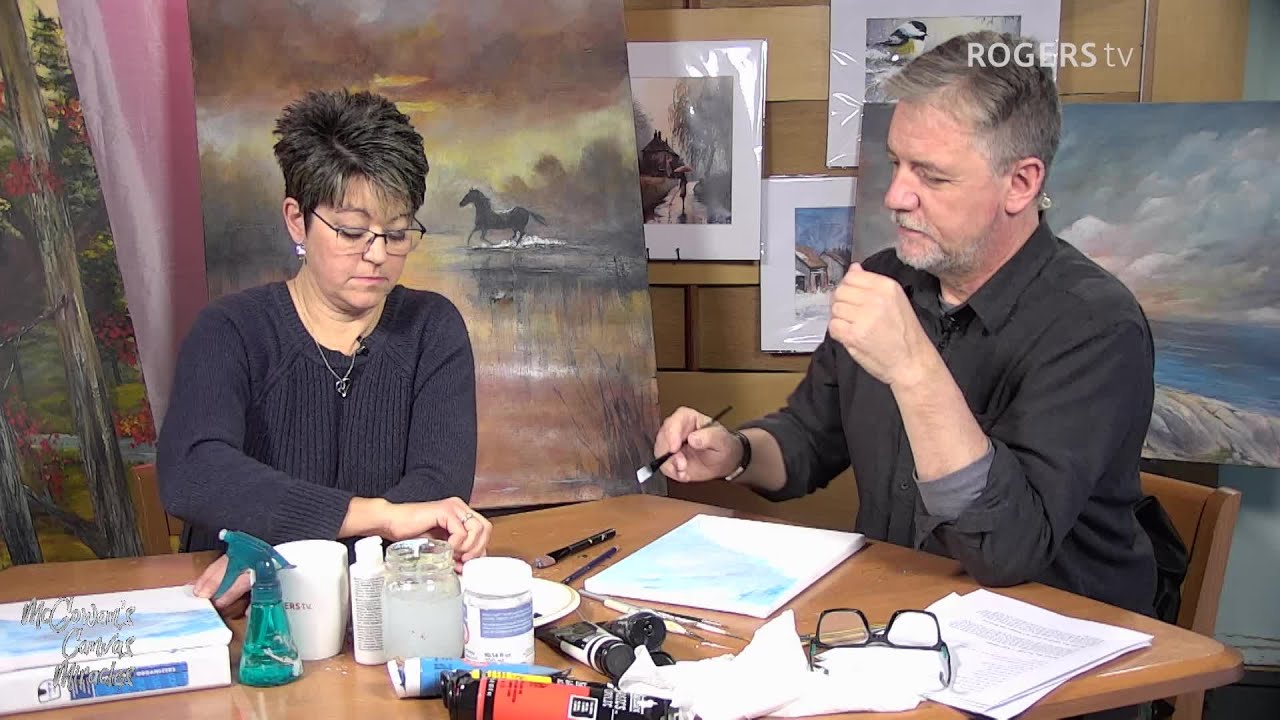 McGowan's Canvas Miracles paints with Michelle Conroy. | Rogers tv ...
