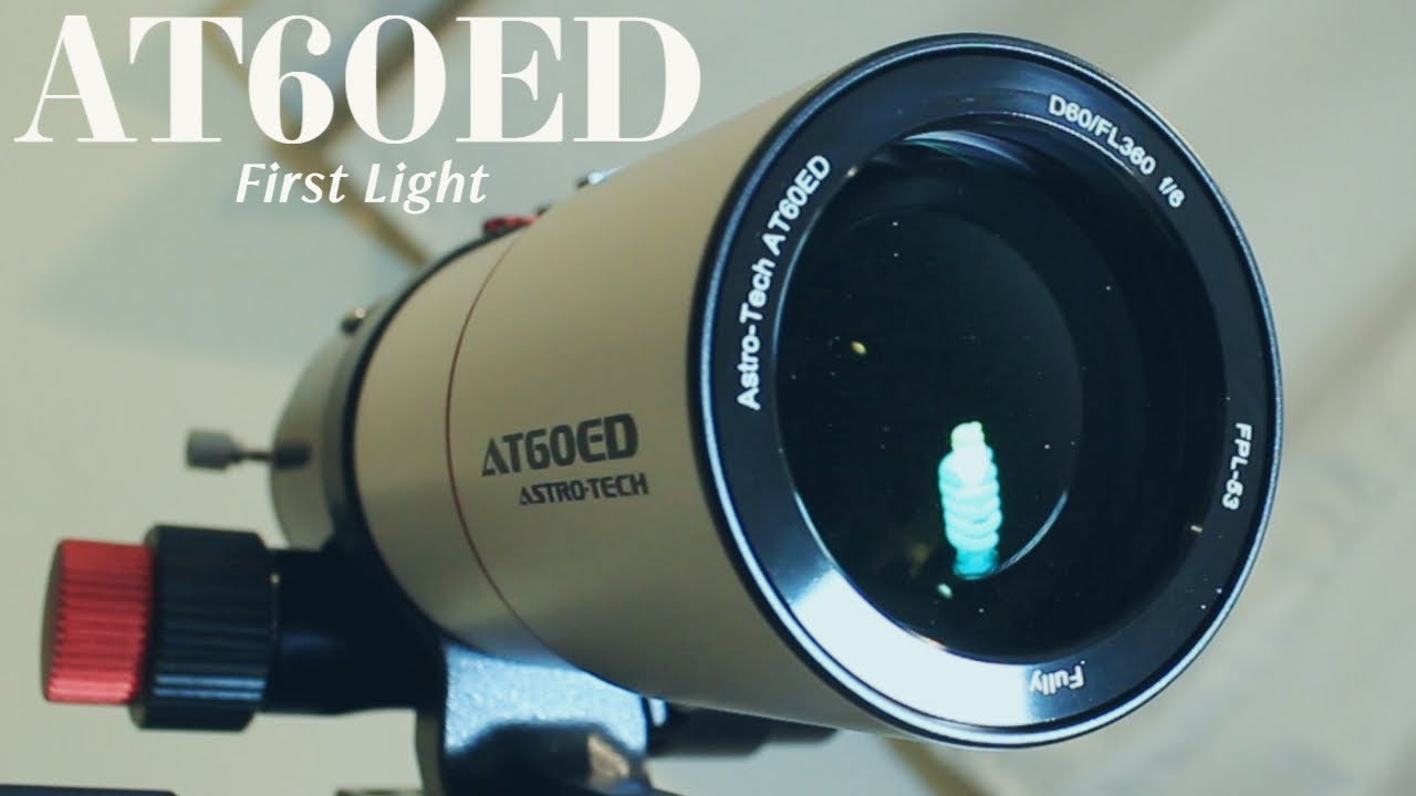 First light with the Astro-Tech AT60ED - YouTube