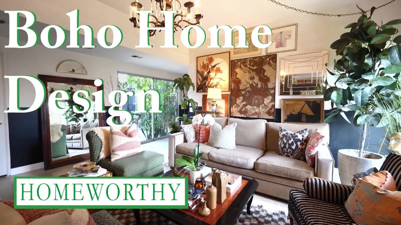 BOHO INTERIOR DESIGN | Layered, Collected, and Laid-Back Decor - YouTube