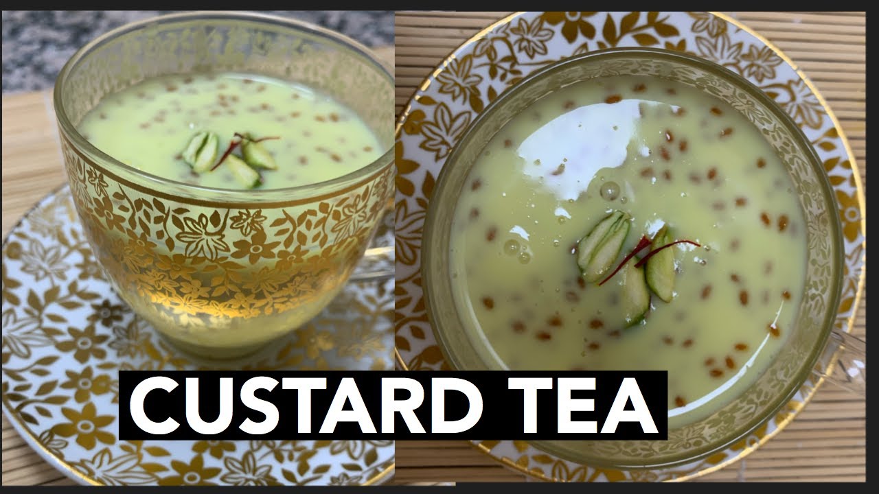 CUSTARD TEA | HABBA AL HAMRA | EMIRATI DELICACY - YouTube