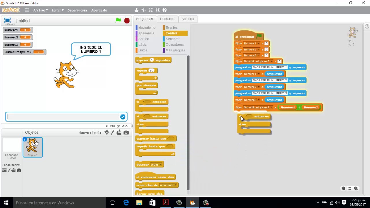 Video 08 Ejercicio Nro 04 Con Scratch - YouTube