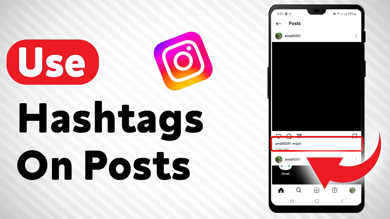 How To Use Hashtags On Instagram Posts - Full Guide - YouTube