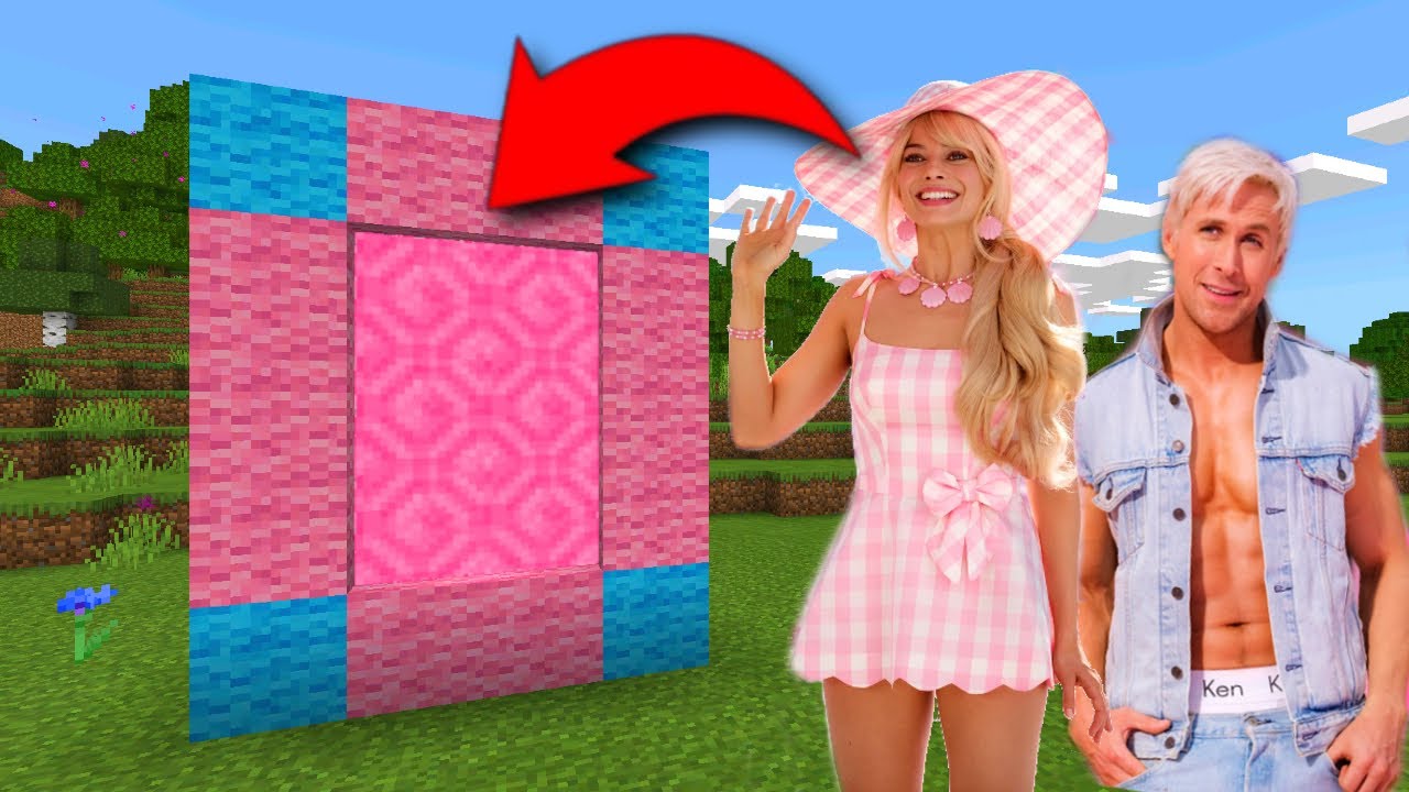 How To Make A Portal To The Barbie Movie Dimension in Minecraft ...