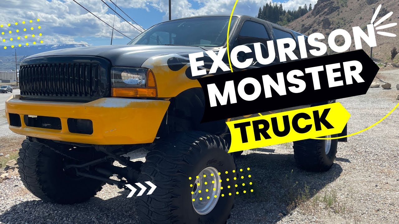 Ford Excursion Monster Truck: Walkaround For sale!! - YouTube