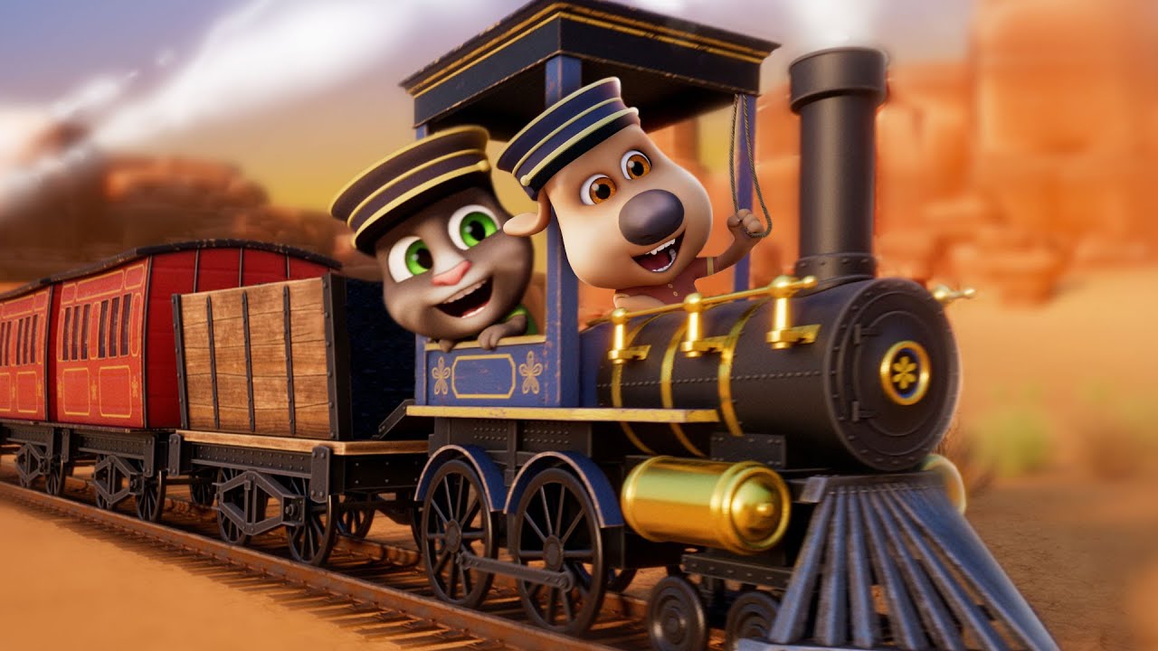 Talking Tom - Toy Train Adventure - NEW Episode 242 Compilation - Super ...
