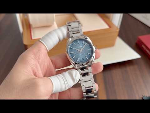 Omega Summer Blue Seamaster Aqua Terra 41mm Edelstahl Automatik-Armbanduhr