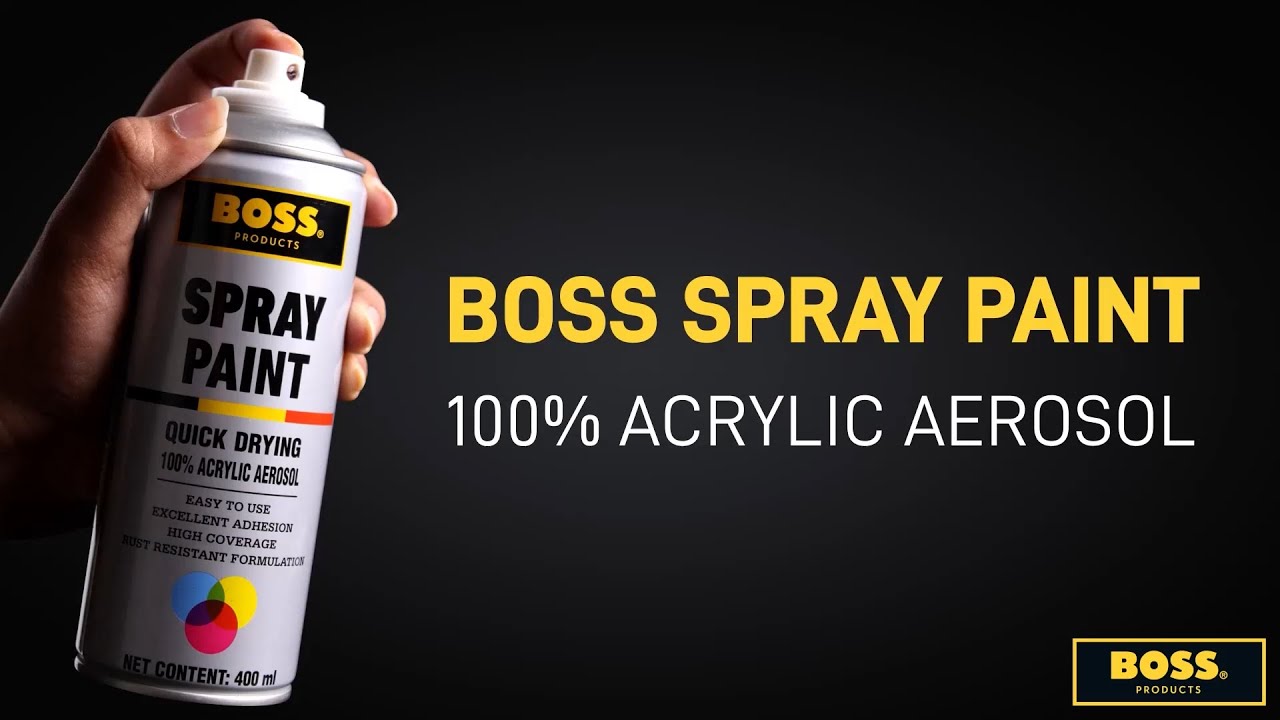 Boss Spray Paint | Boss Products - YouTube