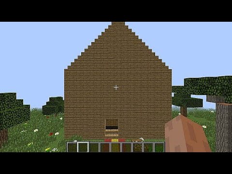 First EVER Minecraft house!! - YouTube