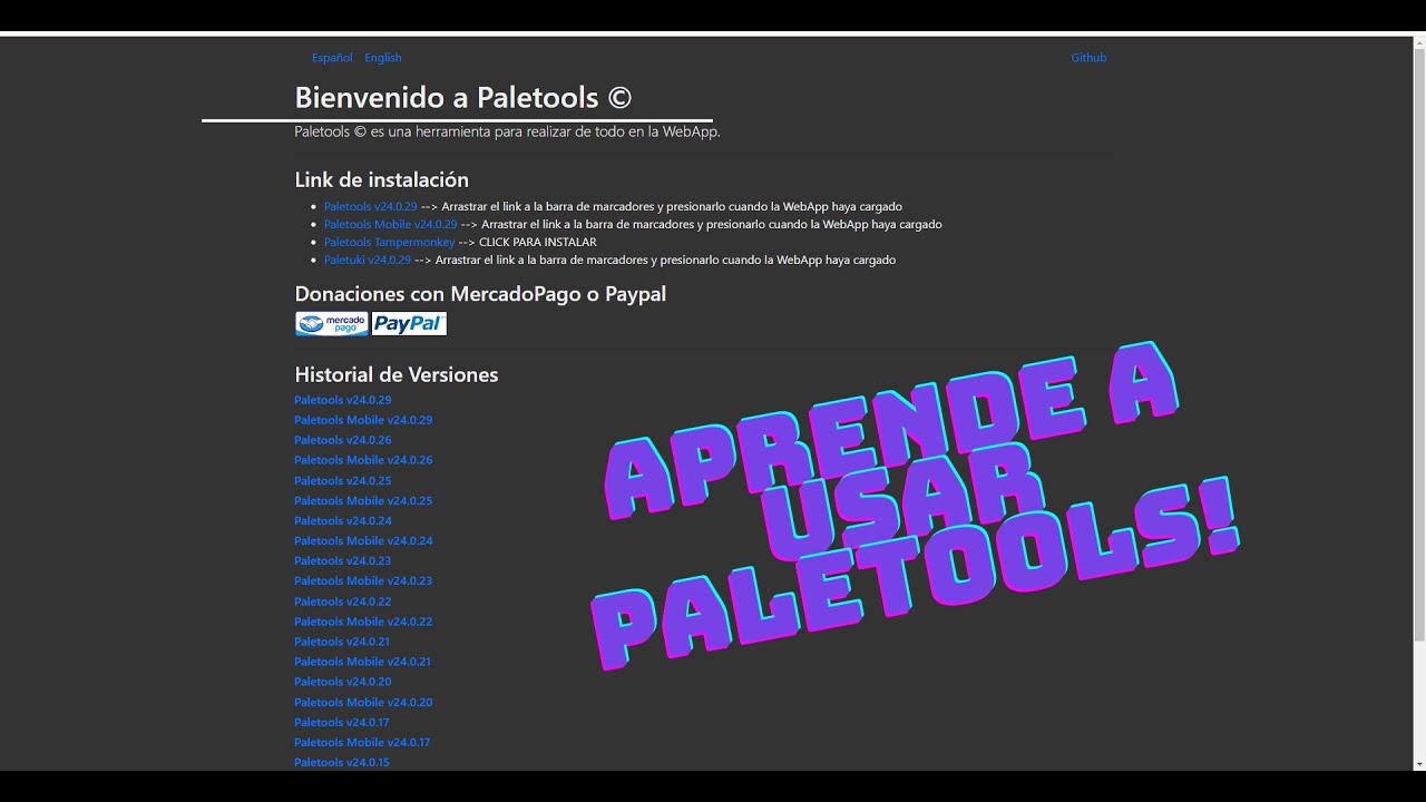 COMO USAR E INSTALAR PALETOOLS¡ APRENDE EL NUEVO METODO QUE USAN LOS ...