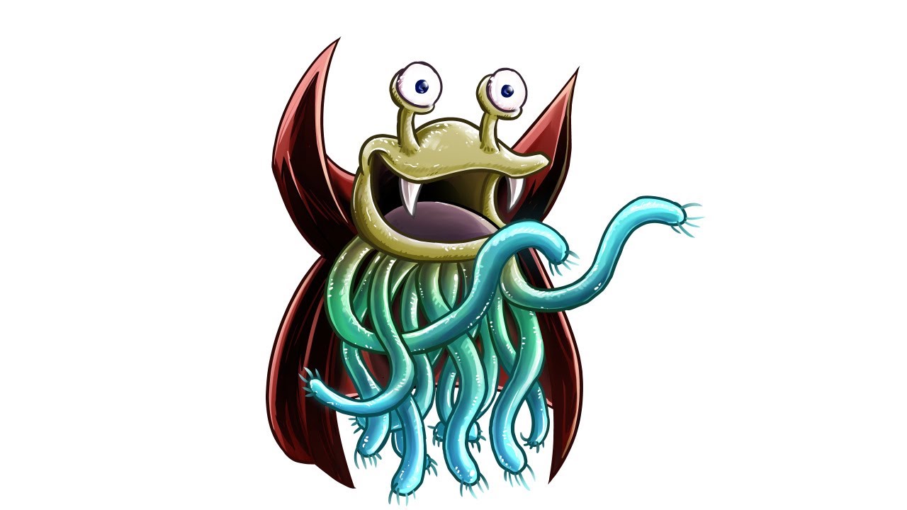 Vampire Flumph speed drawing - YouTube