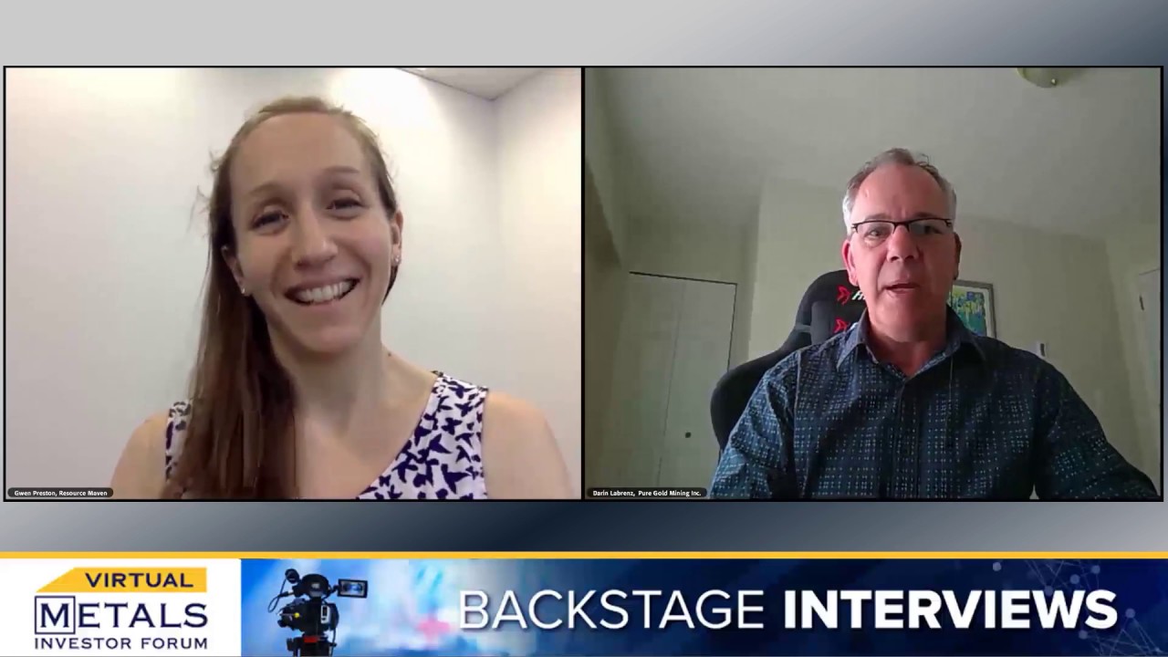 Gwen Preston talks to Darin Labrenz of Pure Gold Mining Inc. at the ...