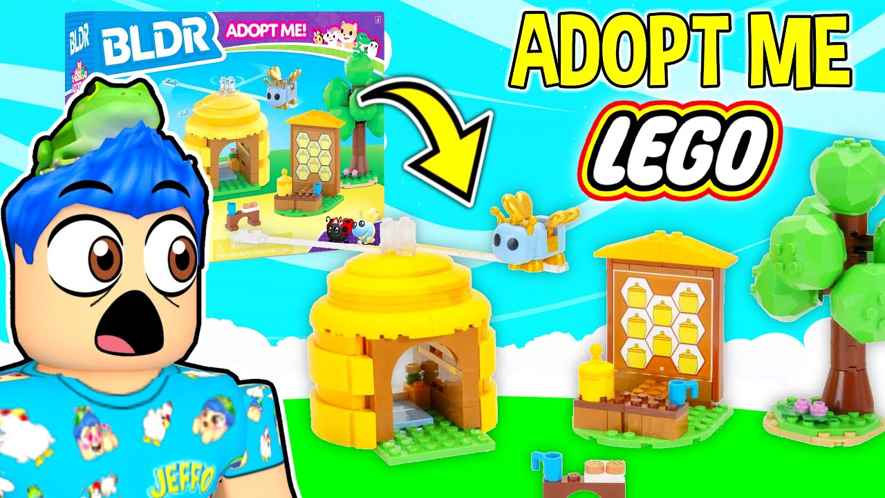 NEW Adopt Me x LEGO Collab?! Building The EXCLUSIVE Adopt Me BLDR ...