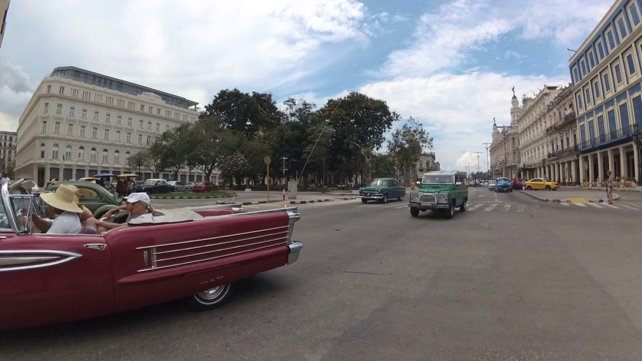 Traffic in Havana - Cuba (Yi 4k) UHD - YouTube