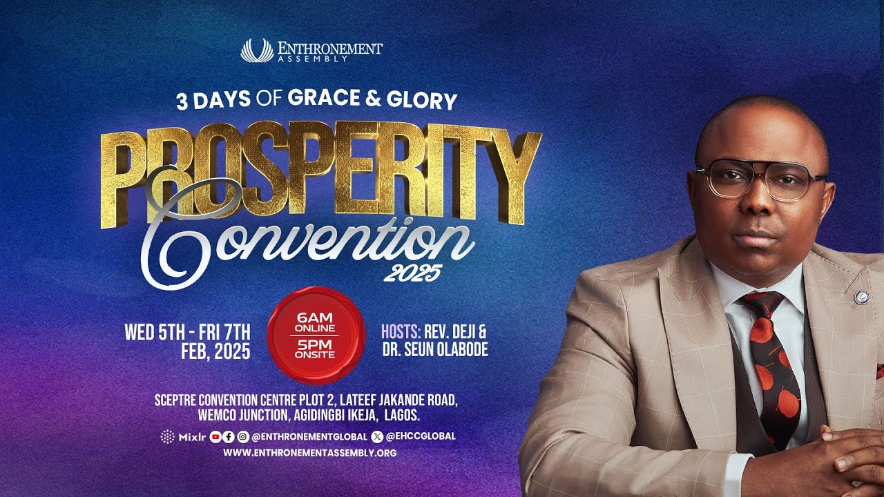 DAY 1 (MORNING) | PROSPERITY CONVENTION | 3 DAYS OF GLORY | 5 FEBRUARY ...