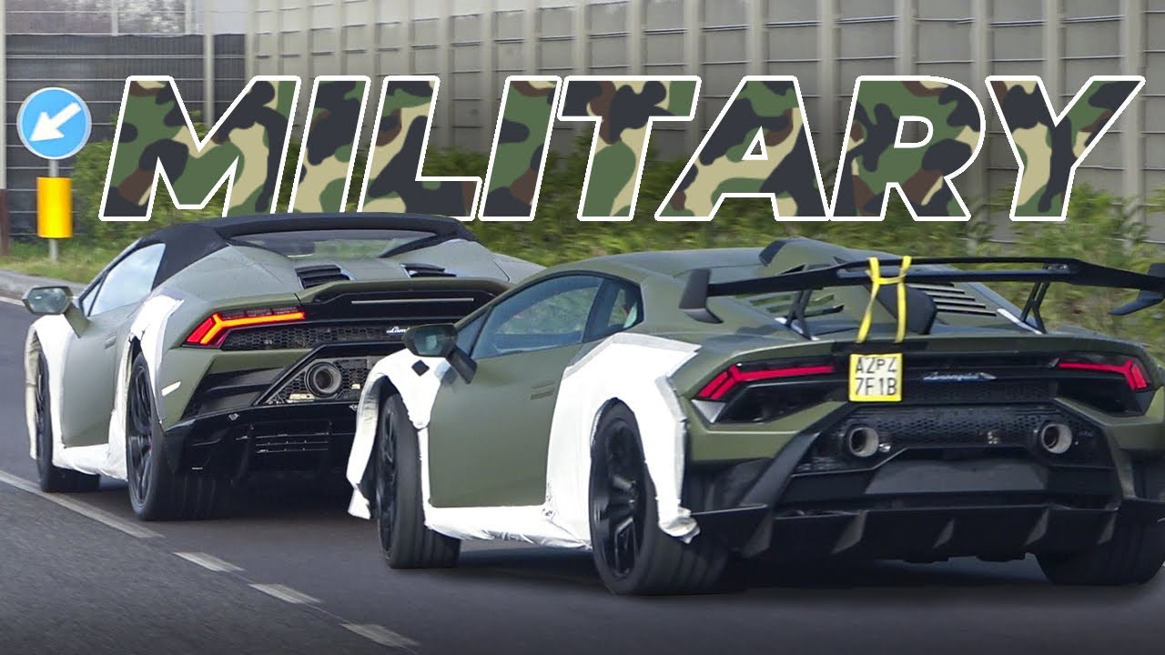 NEW Lamborghini MILITARY Vehicles? 👀 - YouTube