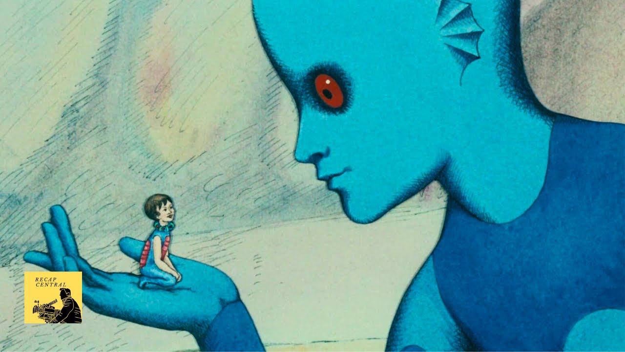 Giant Blue Alien Girl Saves Tiny Human And Keeps Him As A Pet - YouTube