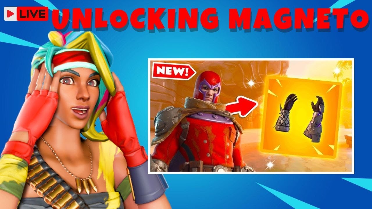 🔴*NEW* MAGNETO FORTNITE UPDATE OUT NOW! (New Mythic, Secret Skin ...