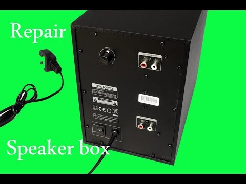 How To Repair Subwoofer Speaker box at home Assembling Amplifier Board ...