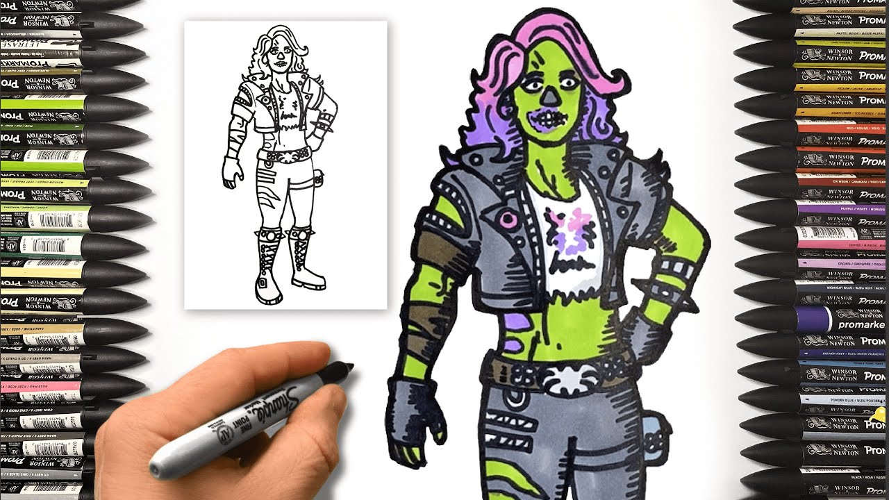 How To Draw Rotten Penny | Fortnitemares | Step by Step Tutorial - YouTube