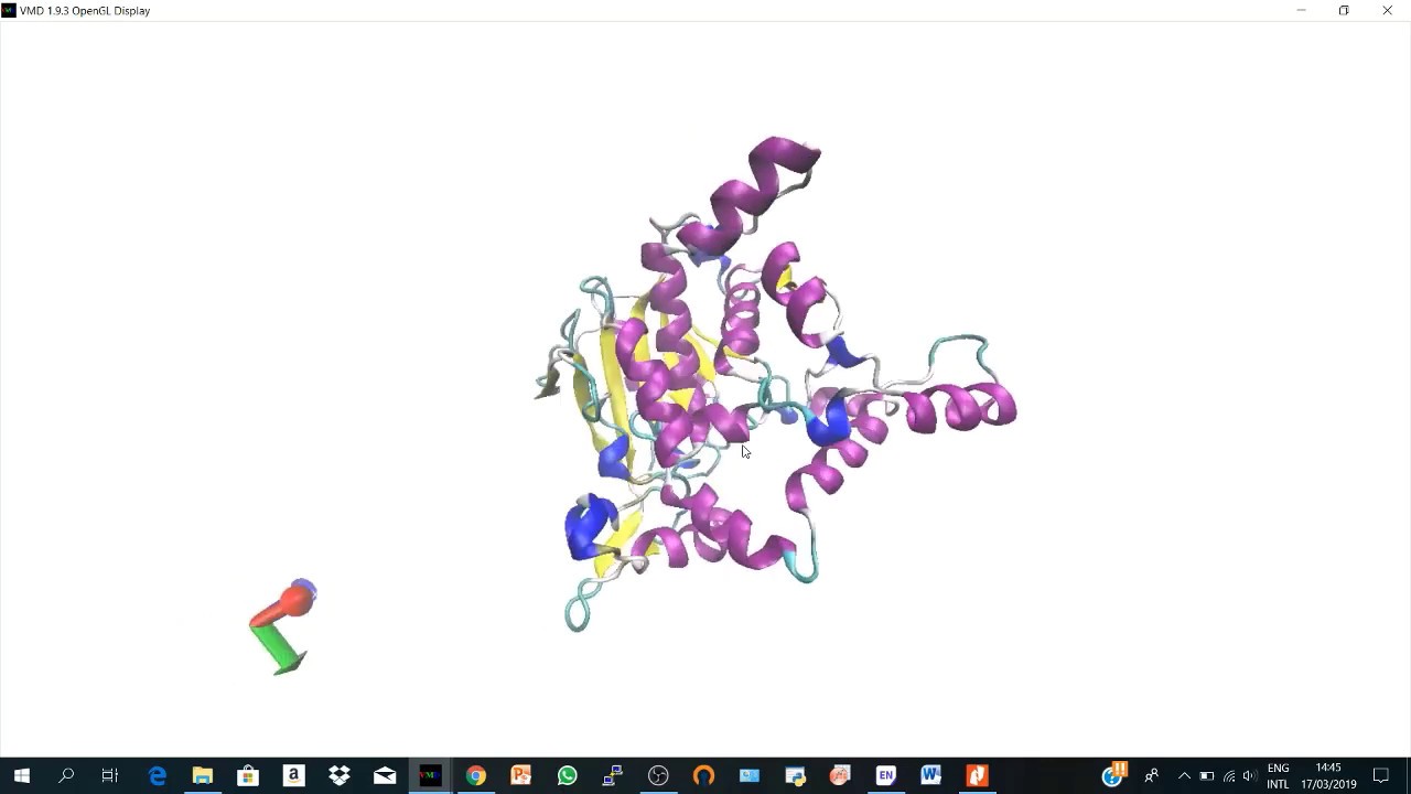 Graphical representations of proteins in VMD - YouTube