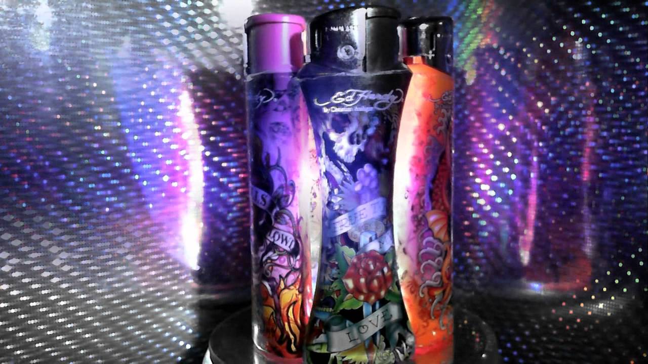 Ed Hardy Design 2nd Collection Lighters - YouTube