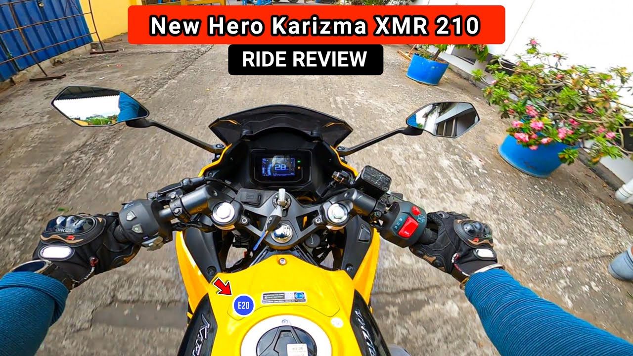 Finally 😱 Hero Karizma XMR 210 Ride Review - Brake Test 😨 Features ...