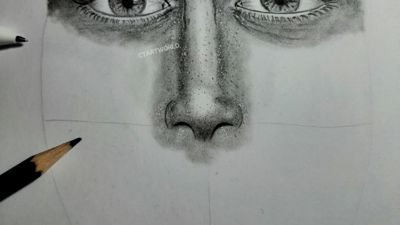 Πως ζωγραφίζω εύκολα μια μύτη / How I draw an easy nose 👃 (tutorial ...