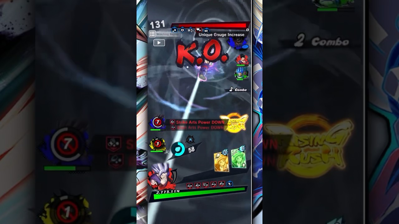 Beast gohan solos team with blue cards😂 #dragonballlegends #dblegends # ...