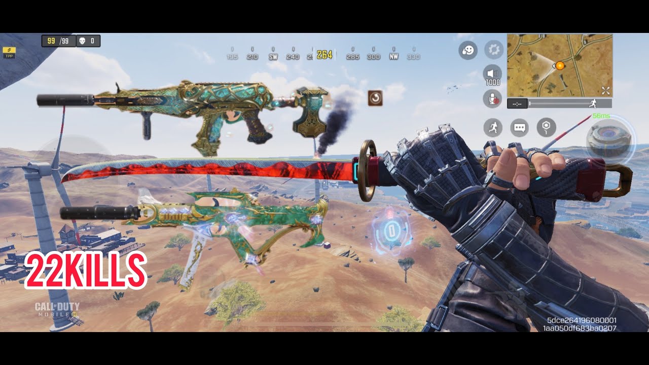 MEJOR CLASE AK117 Y LAPA, SOLO VS SQUADS 22KILLS (COD MOBILE) - YouTube