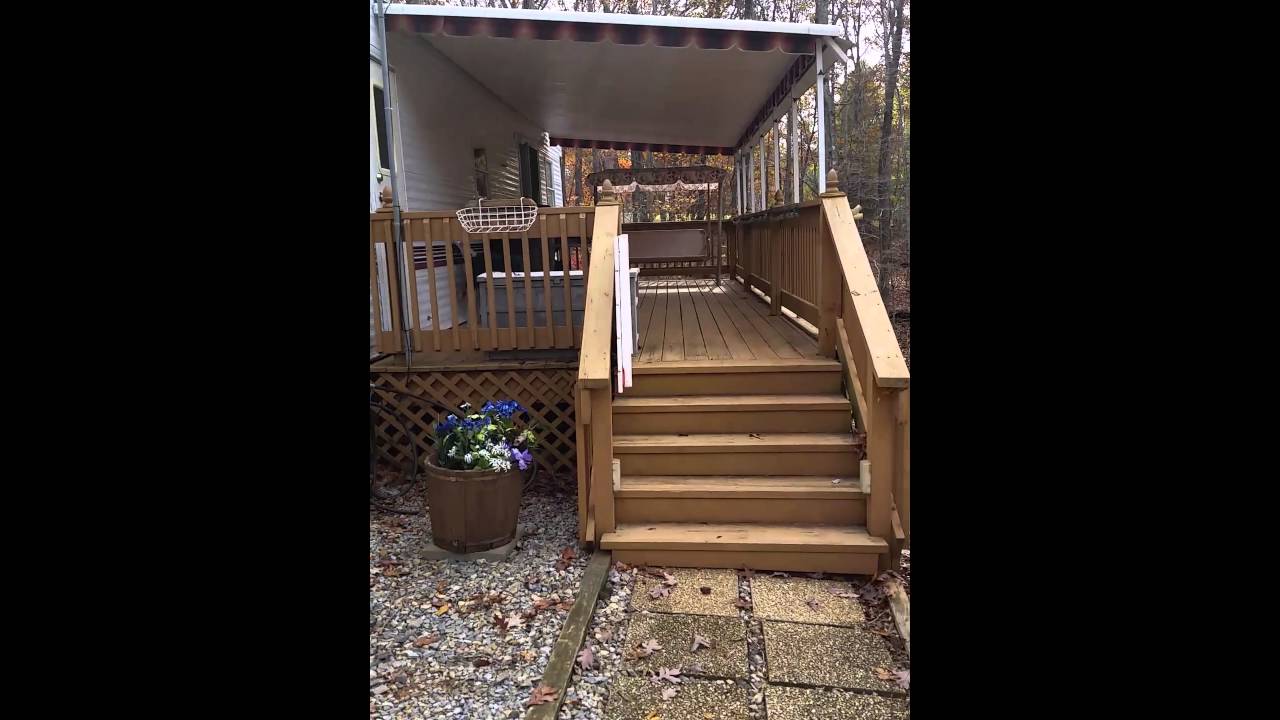 2000 Trophy Park Model Camper Woodsong Lot 1 Eagles Roost SML - YouTube