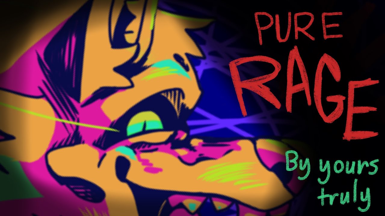 Rage Vent Pop Art Speed Drawing (Vibrant Color/Strobe Warning) - YouTube