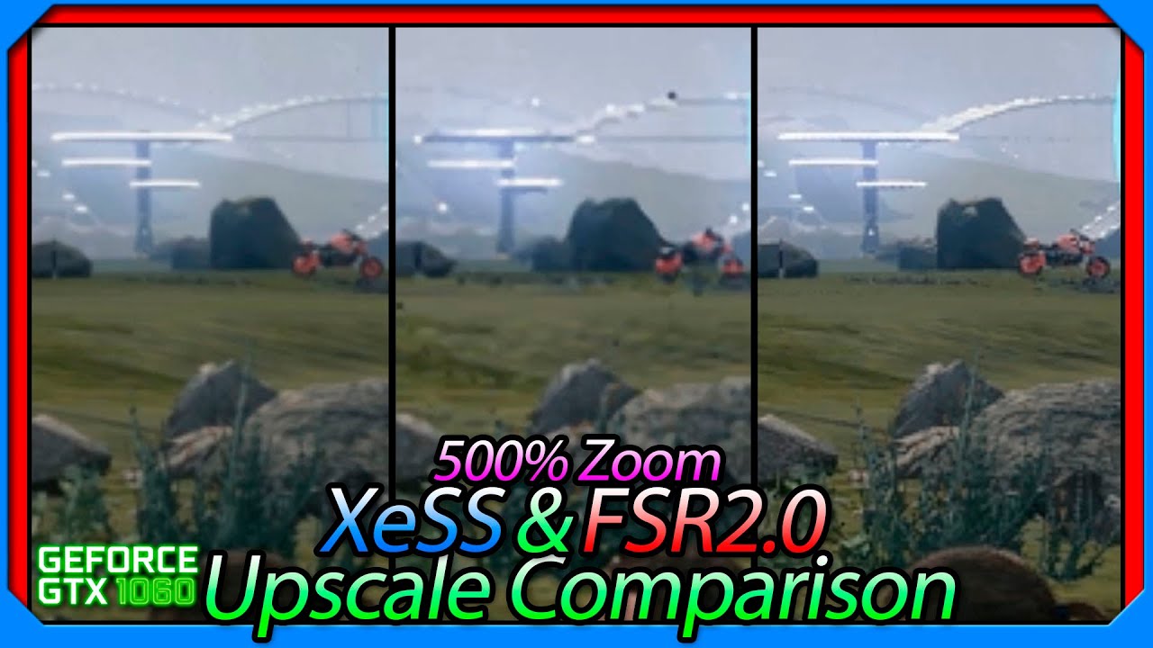 Intel XeSS vs AMD FSR 2.0 Upscale Comparison - Death Stranding - YouTube