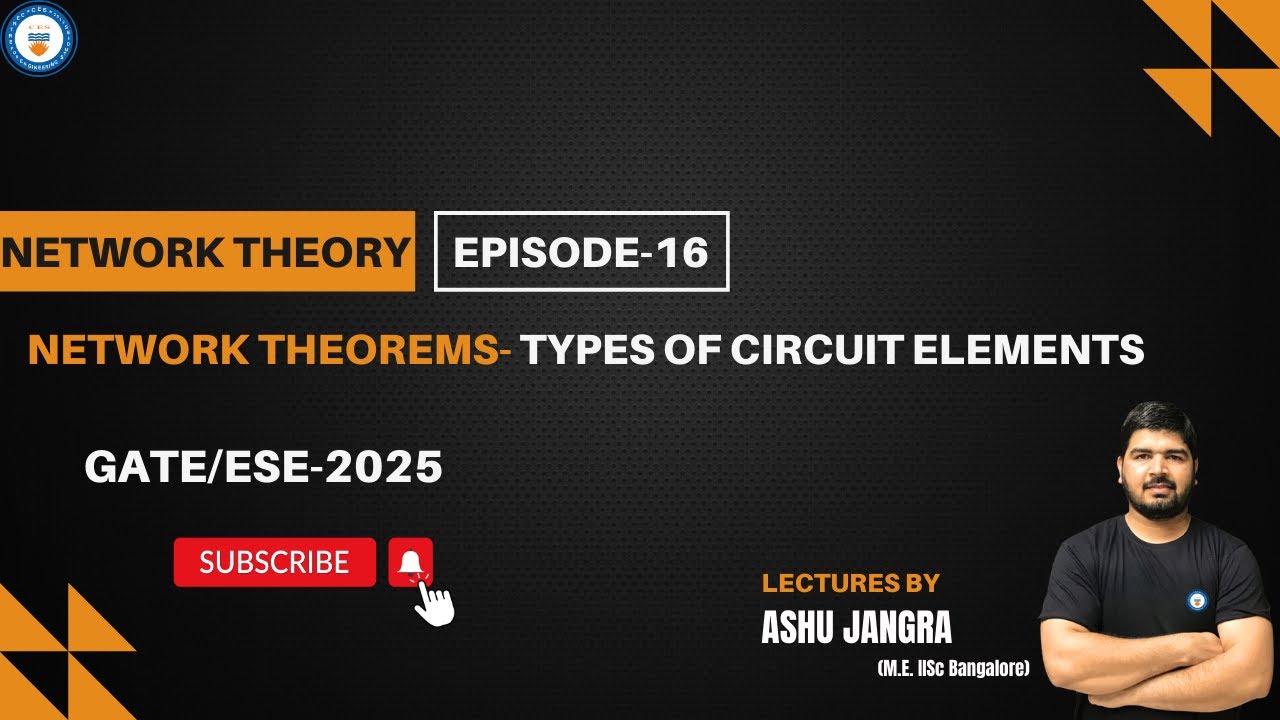 Episode-16 (Types of Circuit Elements) - YouTube