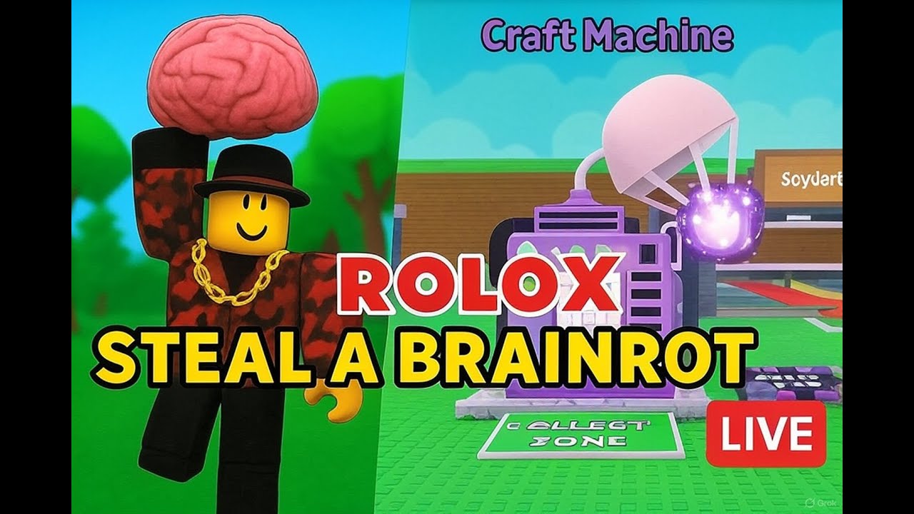 🚨 NEW Craft Machine + Rebirth 15 Update in Steal a Brainrot! | Lil Hulk ...