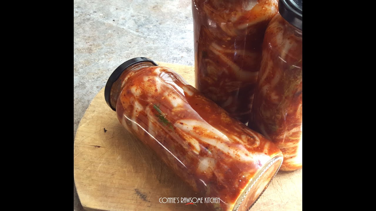 VEGAN KIMCHI RECIPE - MommyTang inspired - Traditional OR Mother in law ...