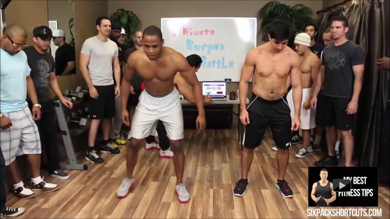 Insane Burpee Battle - YouTube