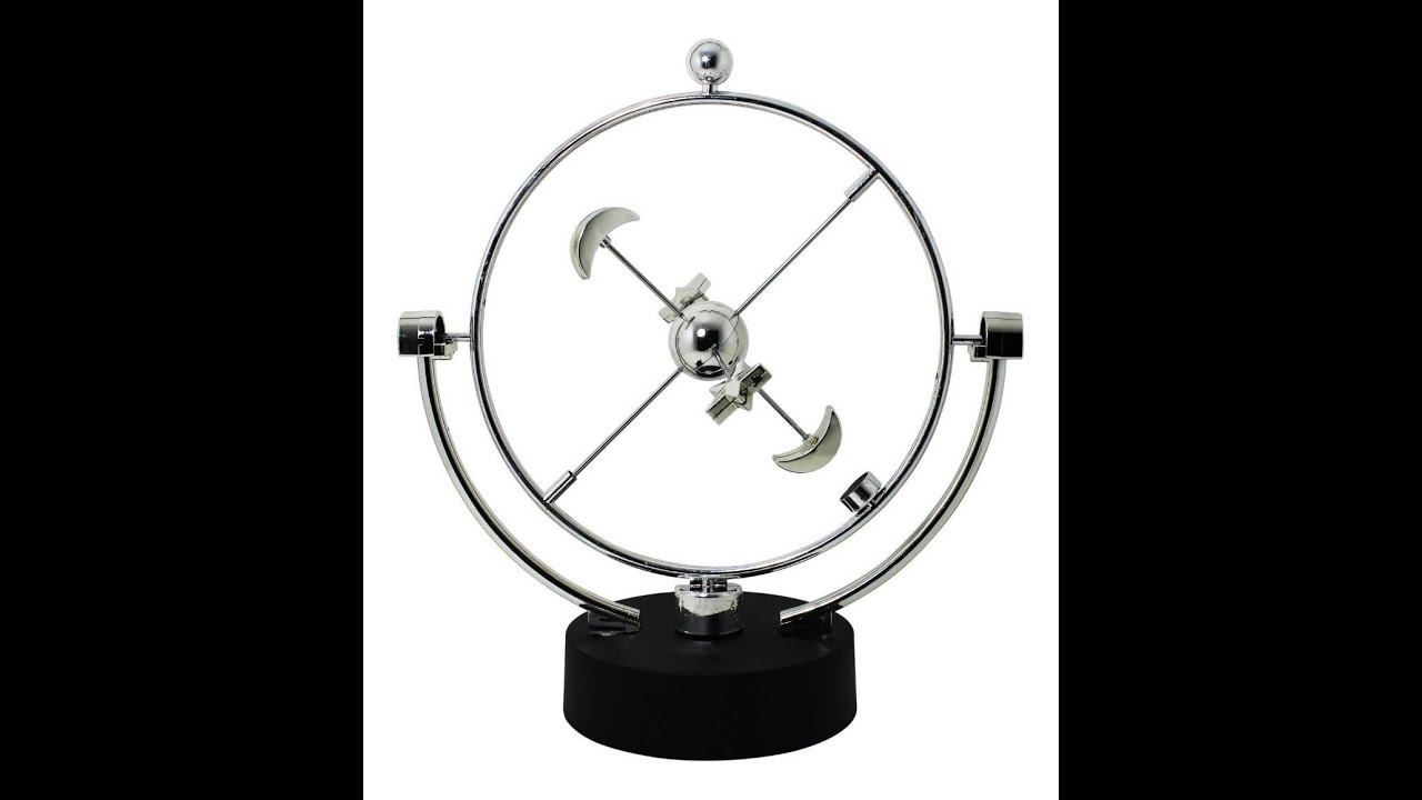 Pendulo Giratório Magnético Newton Decoração Enfeite De Mesa - YouTube