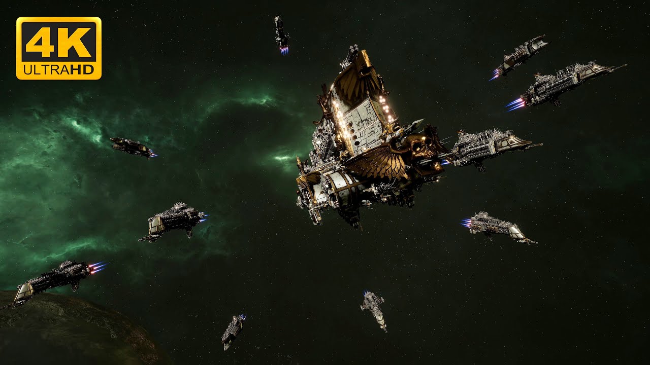Imperial Navy vs Tau Merchant Fleet - Skalgrim Mod - 4K Quality ...