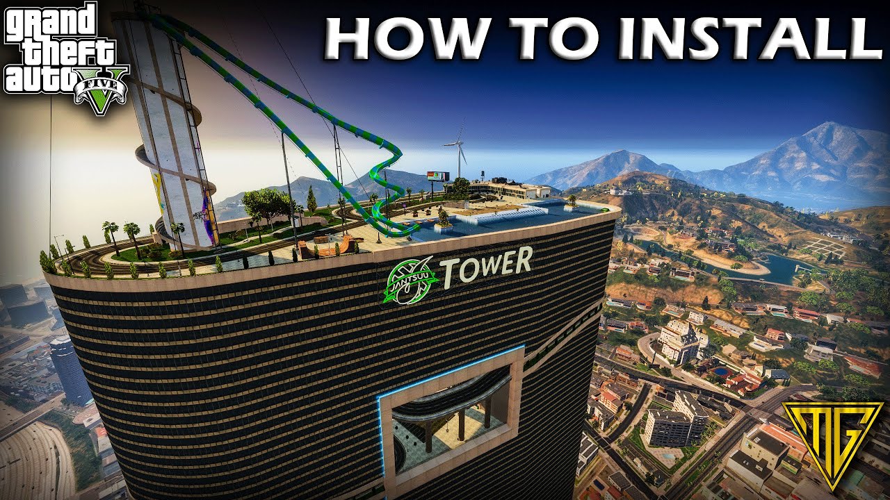 Biggest building in Los Santos - How to Install Jantsuu Tower in GTA 5 ...