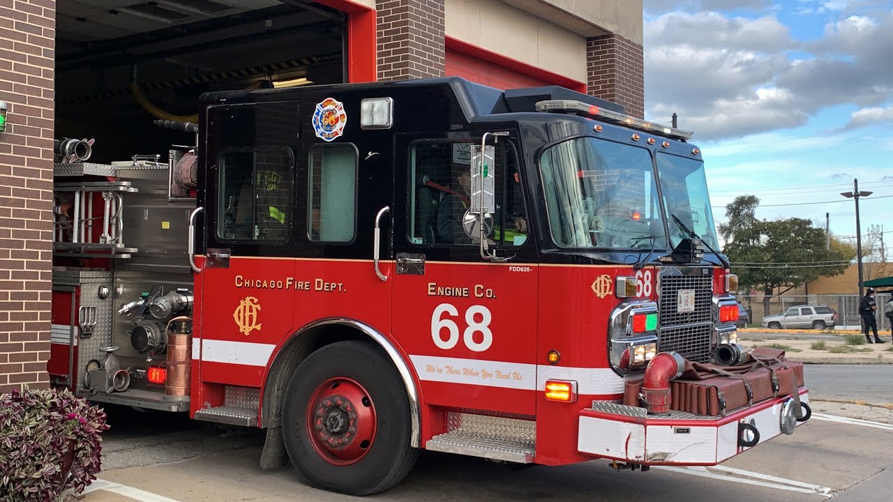 Chicago Fire Dept Engine 68 Responding - YouTube