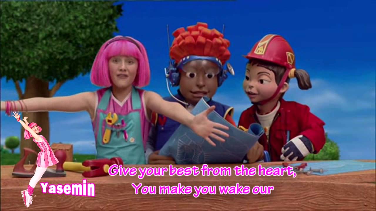 LazyTown - Step By Step (With Lyrics) - YouTube