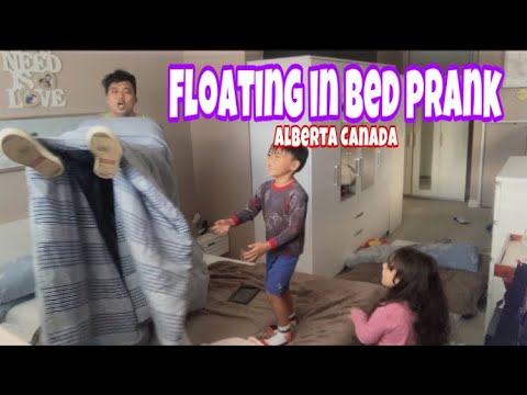 Floating In Bed Prank - YouTube