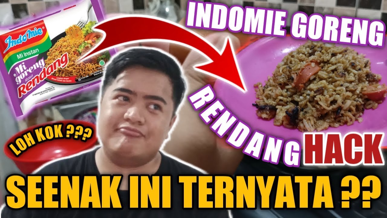 ISENG MASAK: Indomie Hack Goreng Rendang Terbaru 2023 - YouTube
