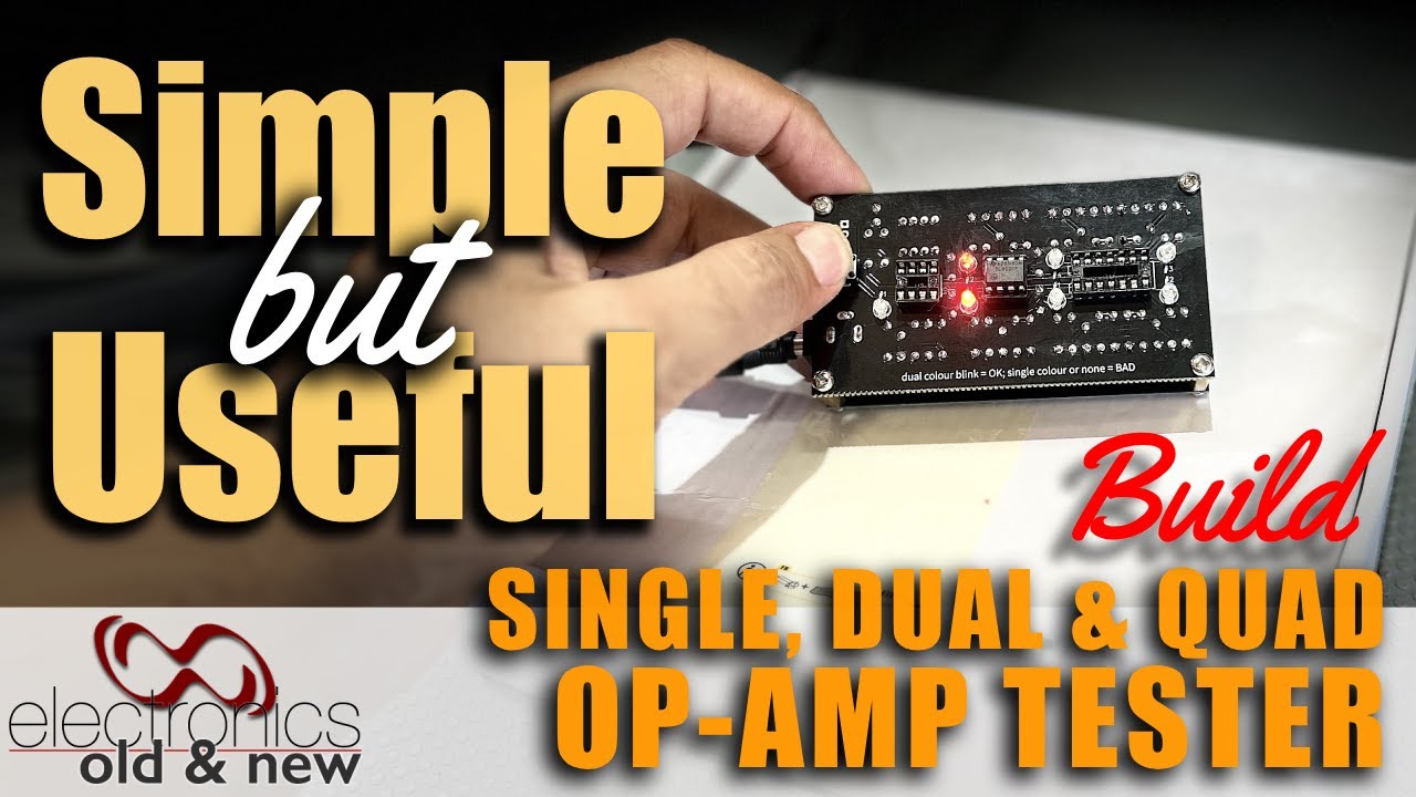Building the Op-amp Tester for single, dual & quad packages. Dual ...