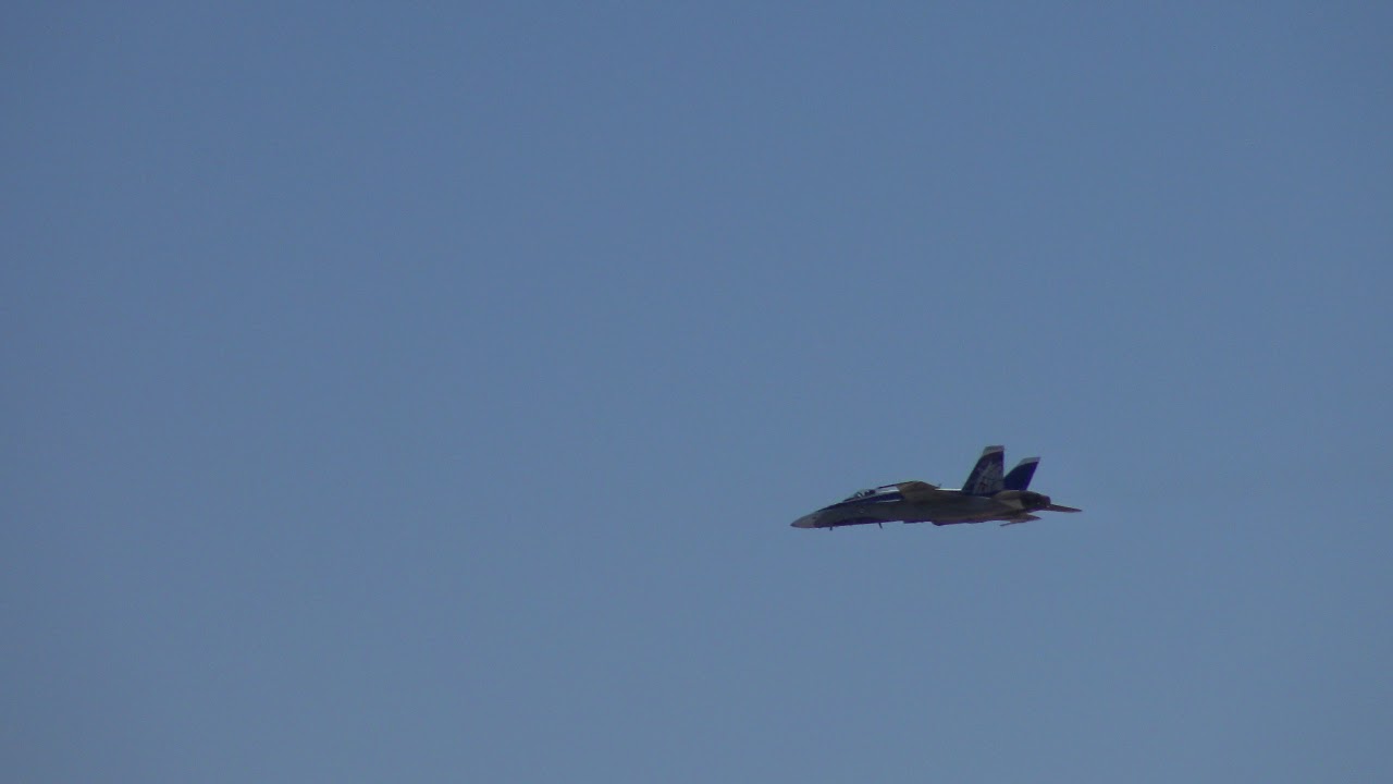 CF-18 Takeoff California Capital Airshow September 22, 2018 - YouTube