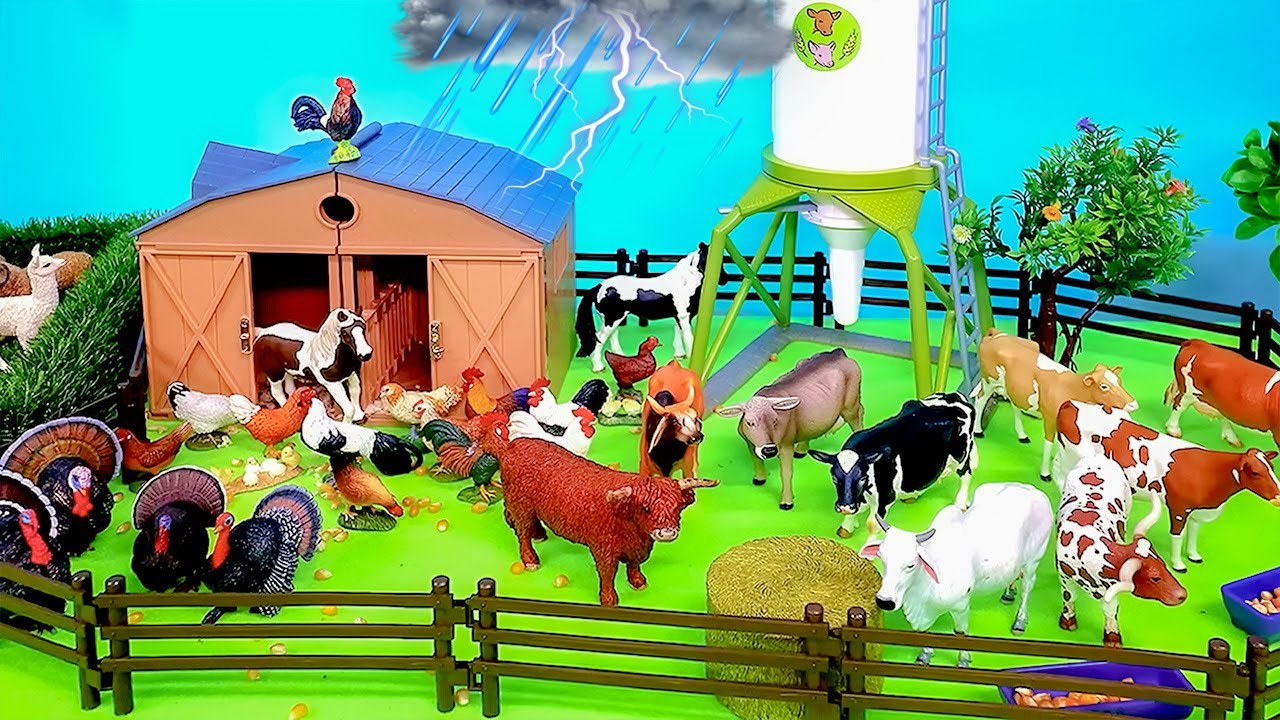Interactive Farming Fun Teach Kids Animal Names While Building Their ...